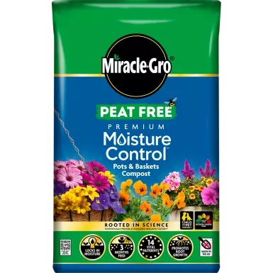 Miracle-Gro Moisture Control 40ltr Peat Free Compost - Downham Garden ...